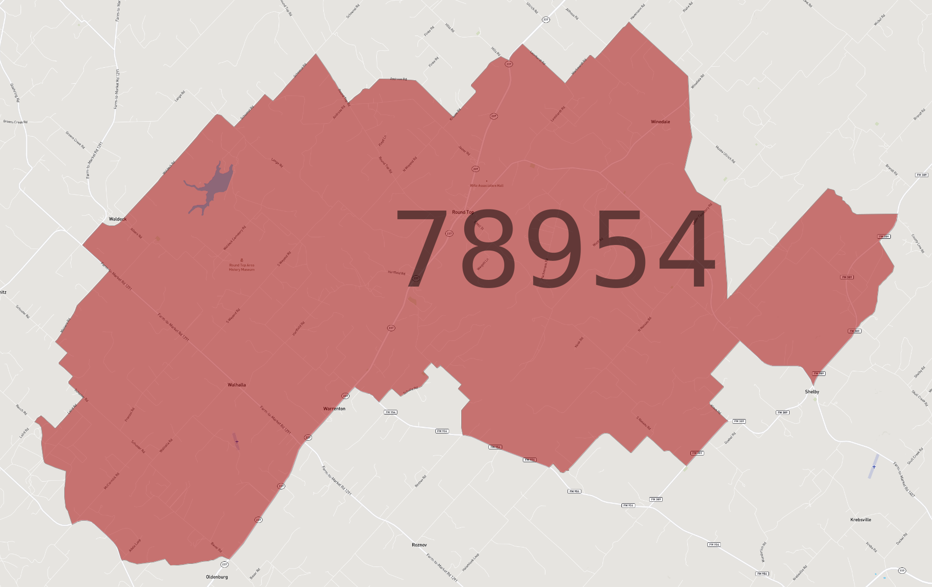 Zip Code 78954 - AtlasBig.com