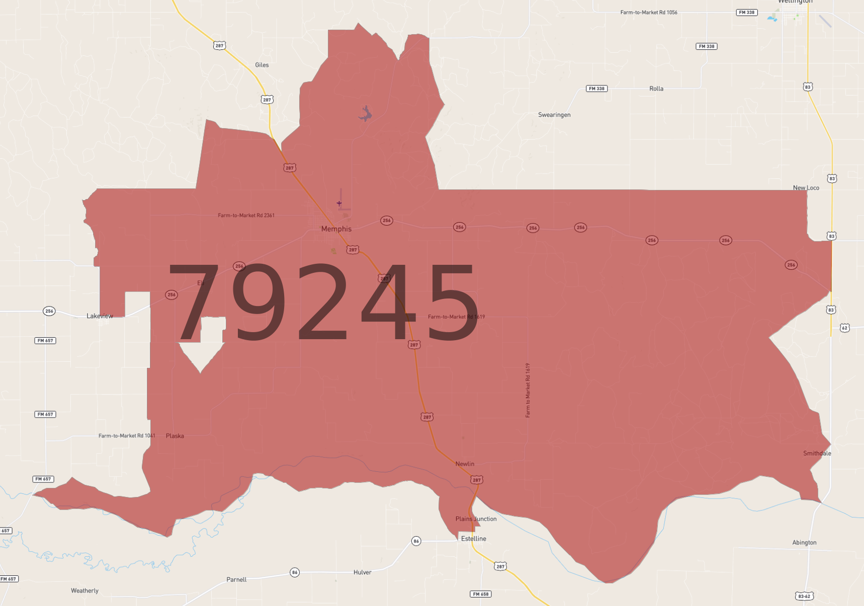 Zip Code 79245 AtlasBig zip-code-79245-atlasbig