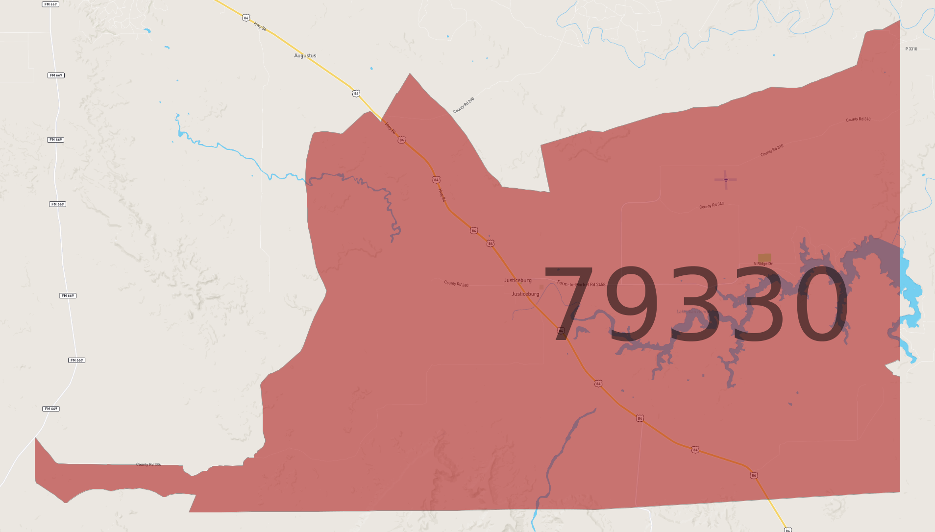 Zip Code 79330 - AtlasBig.com