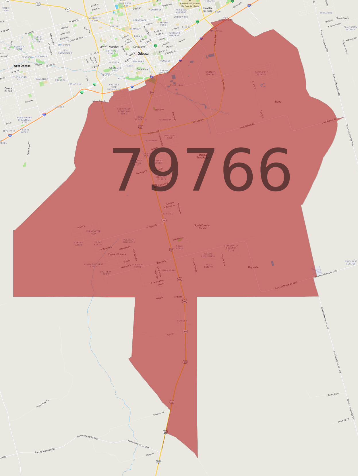 Zip Code 79766 - AtlasBig.com