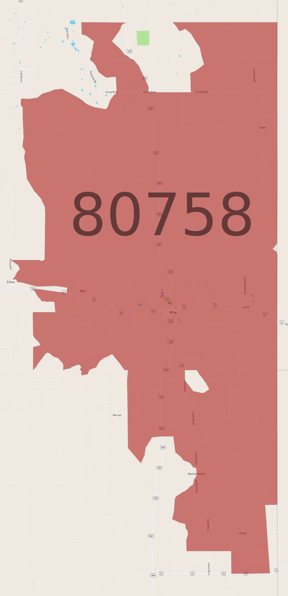 Zip Code 80758 - AtlasBig.com