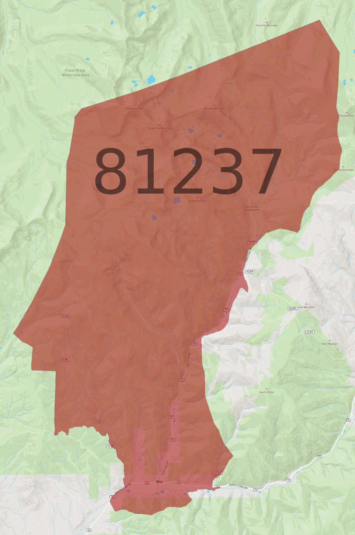 Zip Code 81237 - AtlasBig.com