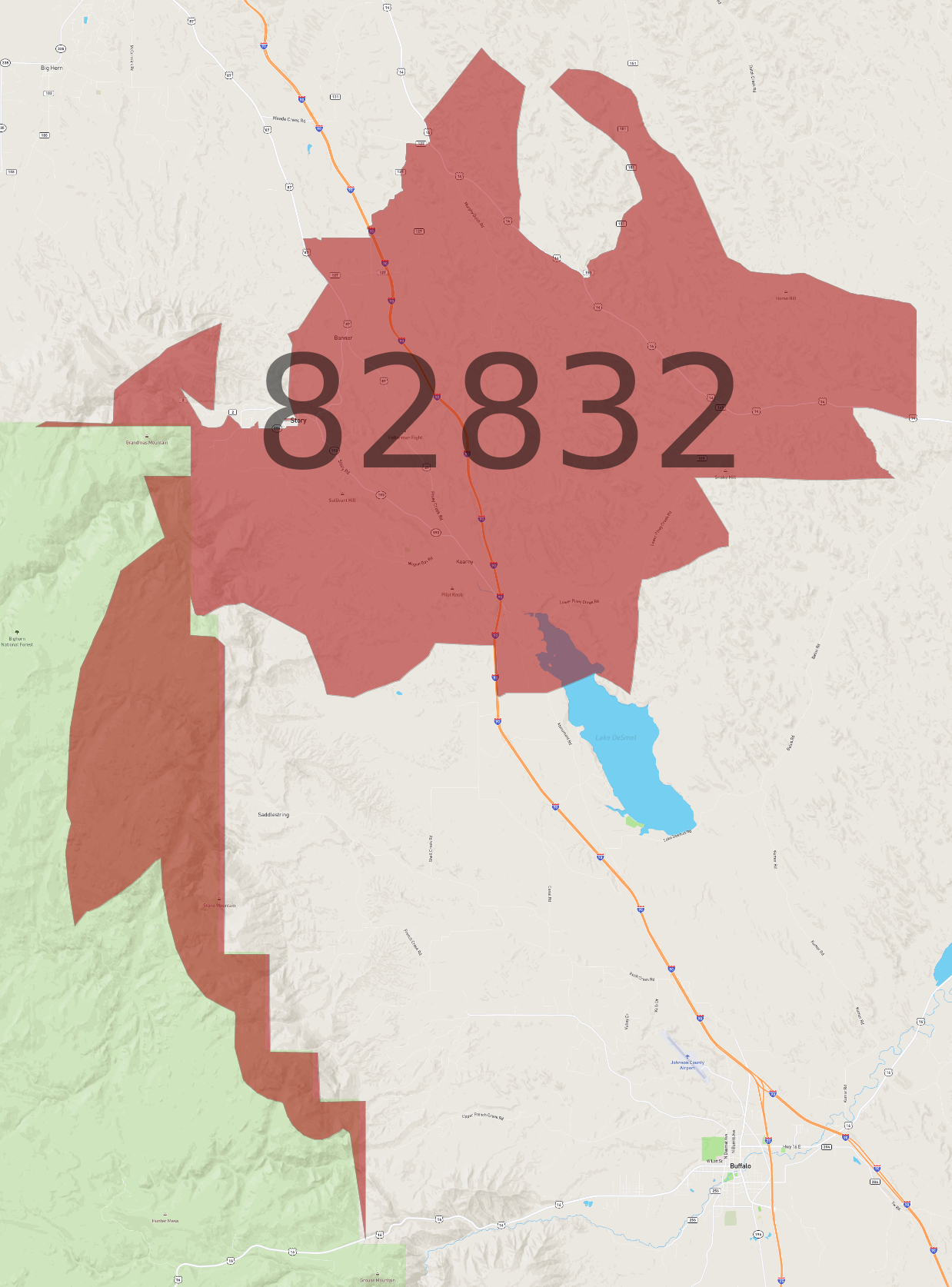 Zip Code 82832 - AtlasBig.com