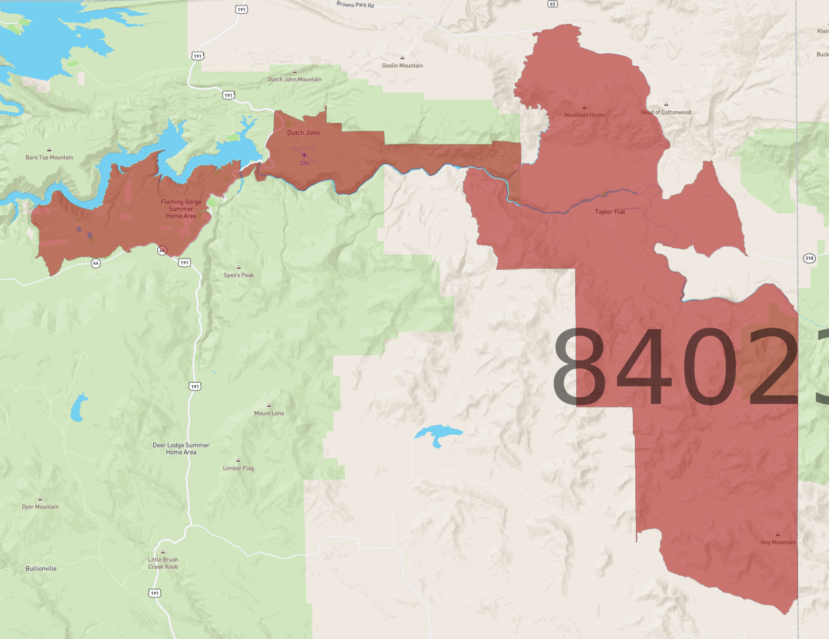 Zip Code 84023 - AtlasBig.com