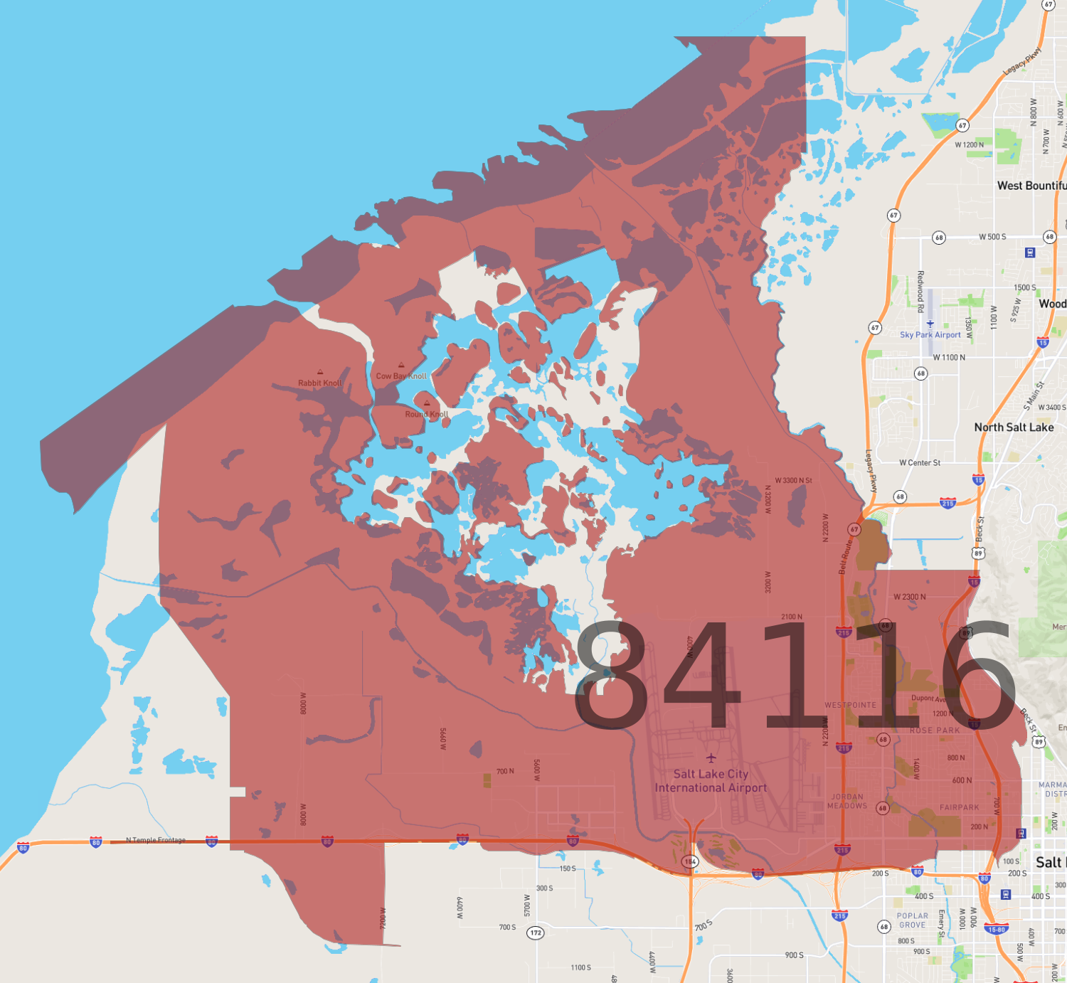 Zip Code 84116 - AtlasBig.com