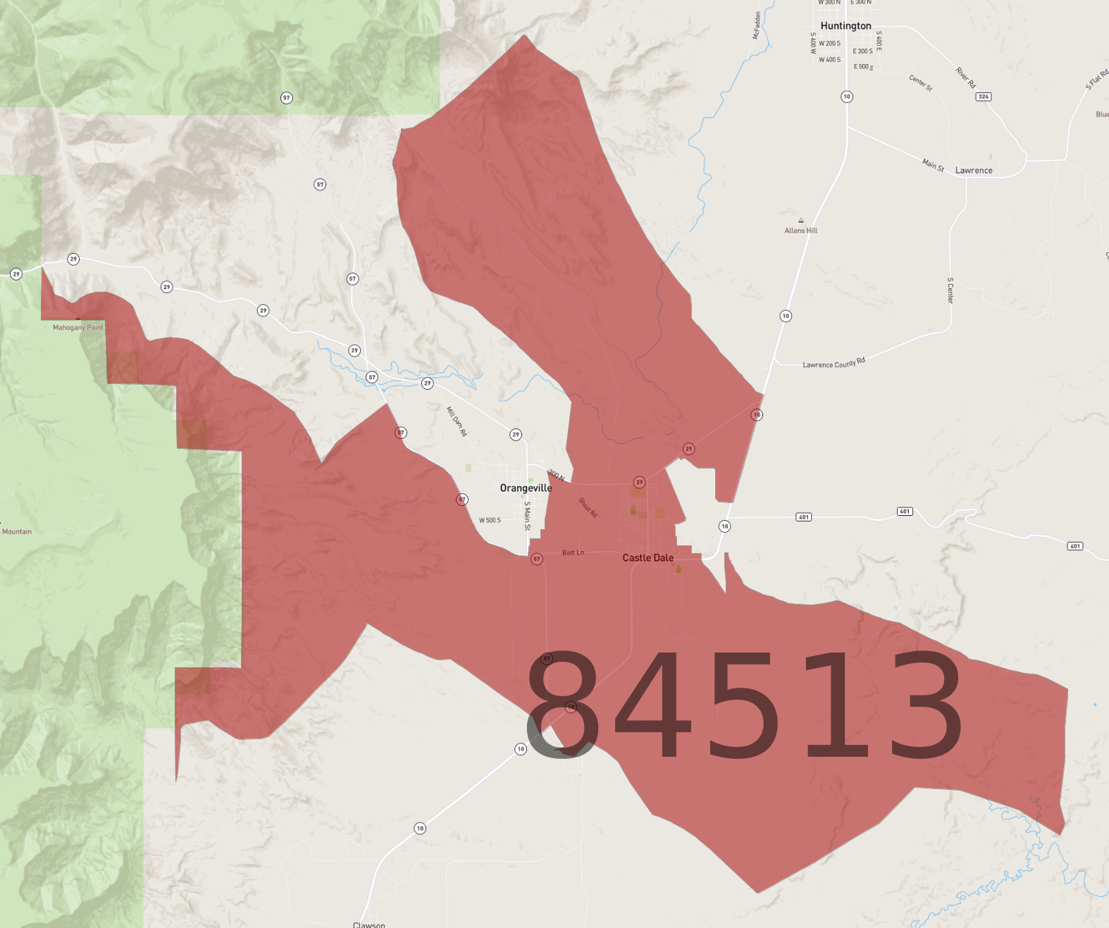 Zip Code 84513 - AtlasBig.com