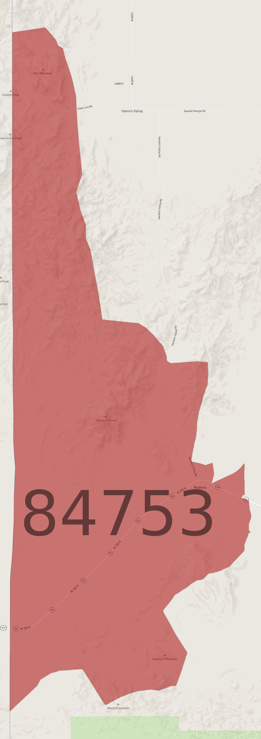 Zip Code 84753 - AtlasBig.com