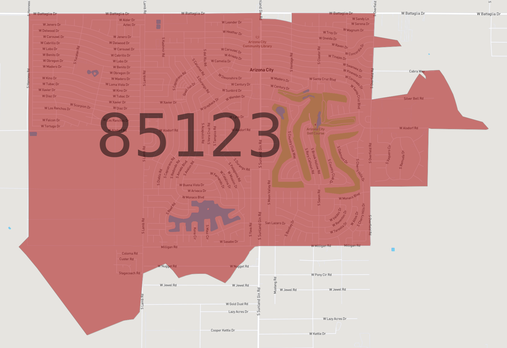 Zip Code 85123 - AtlasBig.com