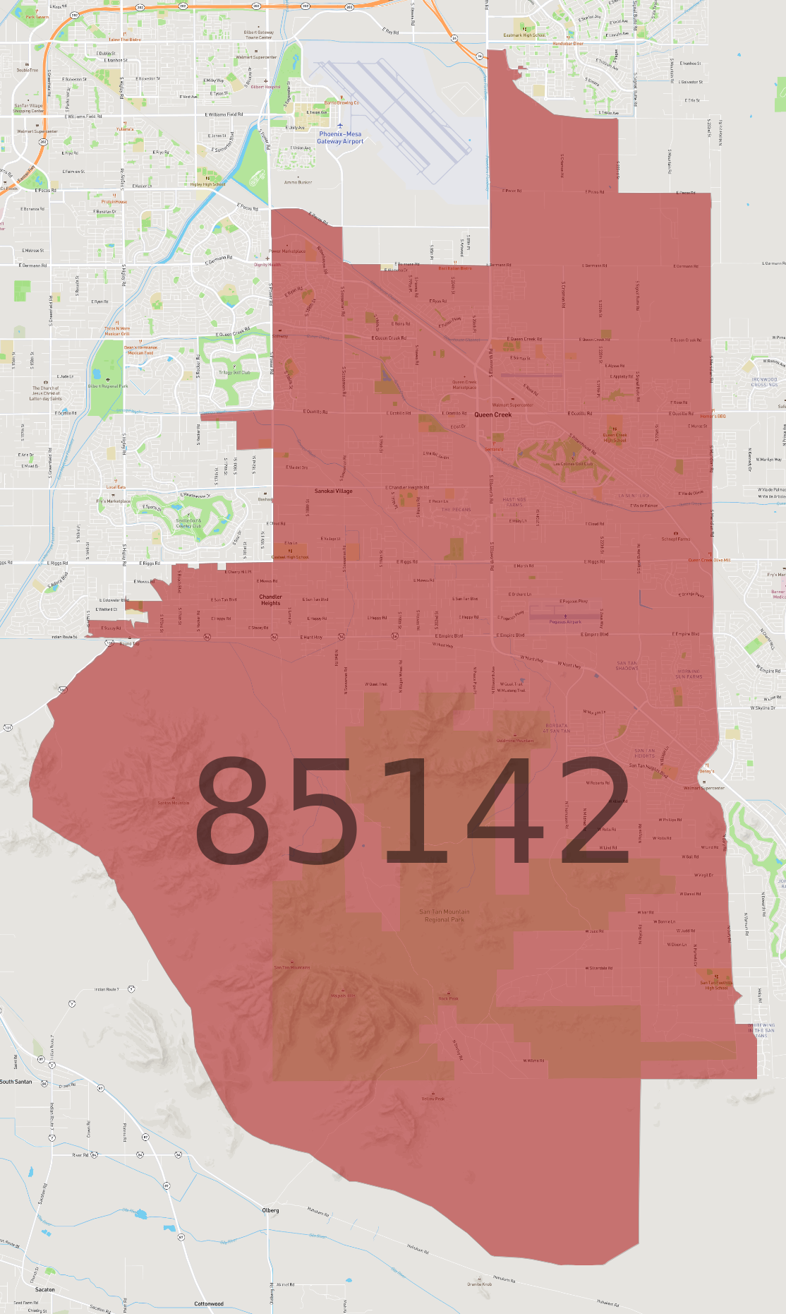 Zip Code 85142 - AtlasBig.com