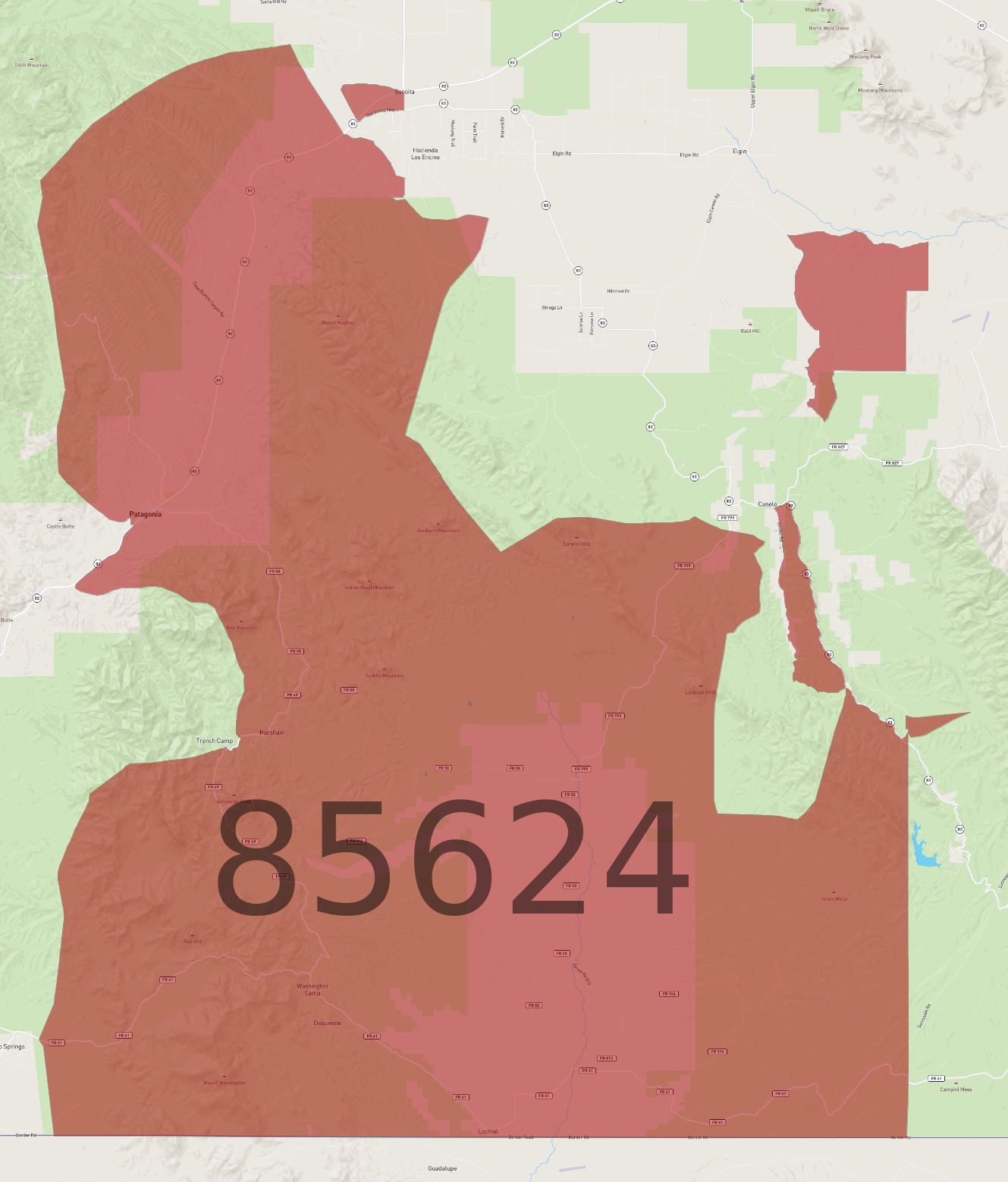 Zip Code 85624 - AtlasBig.com