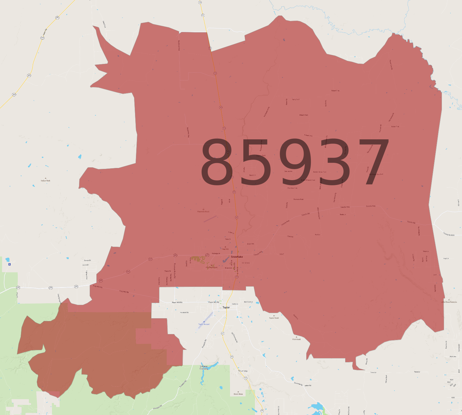Zip Code 85937 AtlasBig zip-code-85937-atlasbig