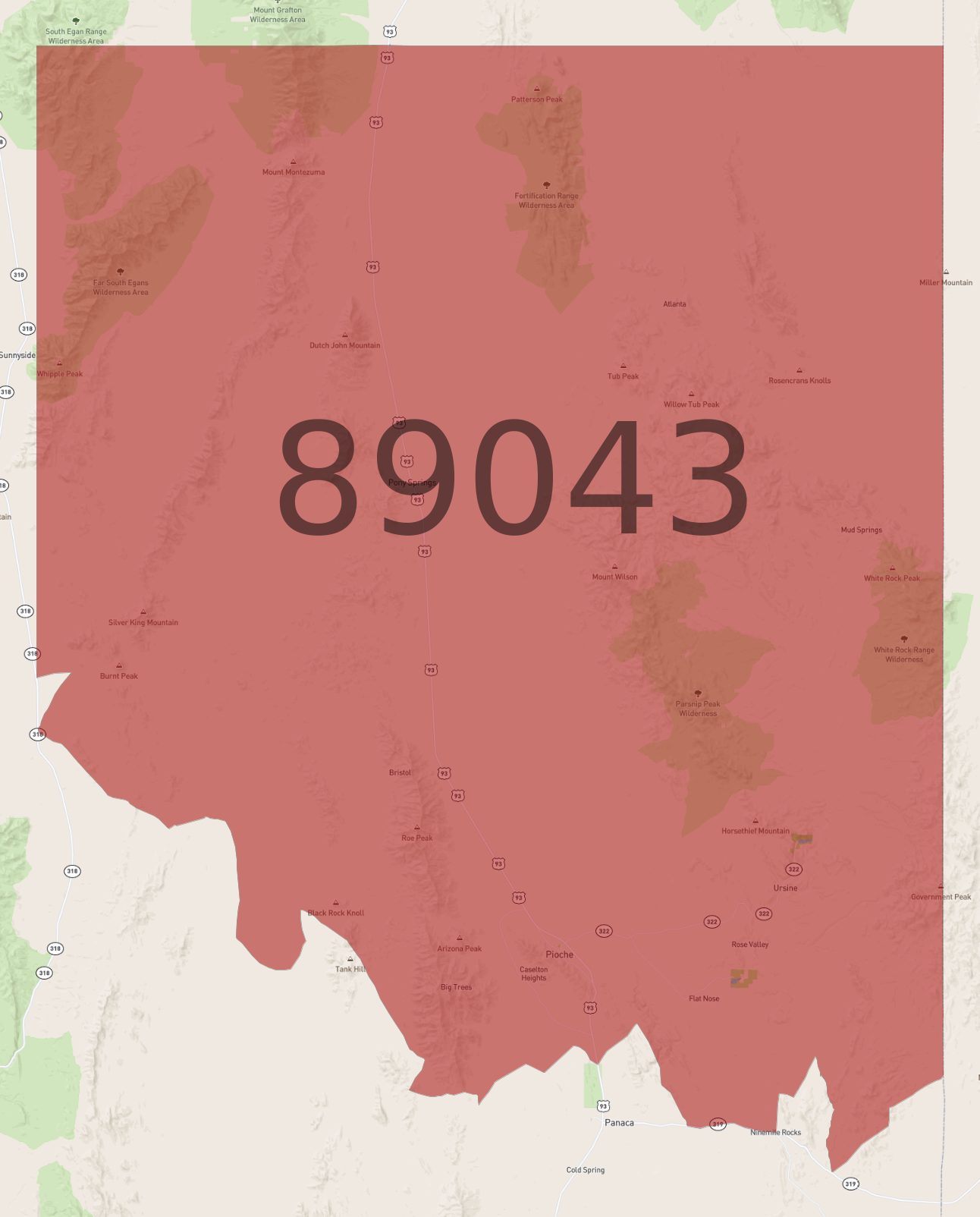 Zip Code 89043 - AtlasBig.com