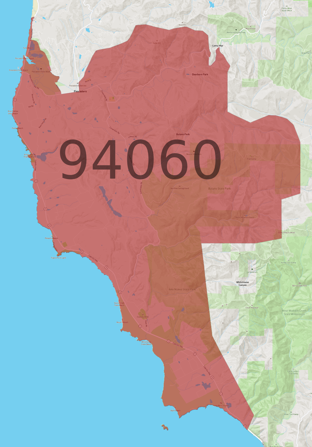 Zip Code 94060 - AtlasBig.com