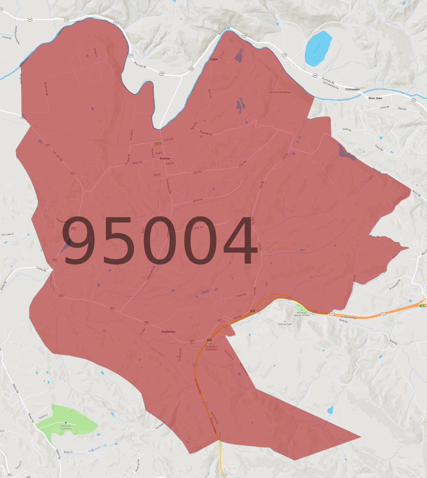 Zip Code 95004 - AtlasBig.com