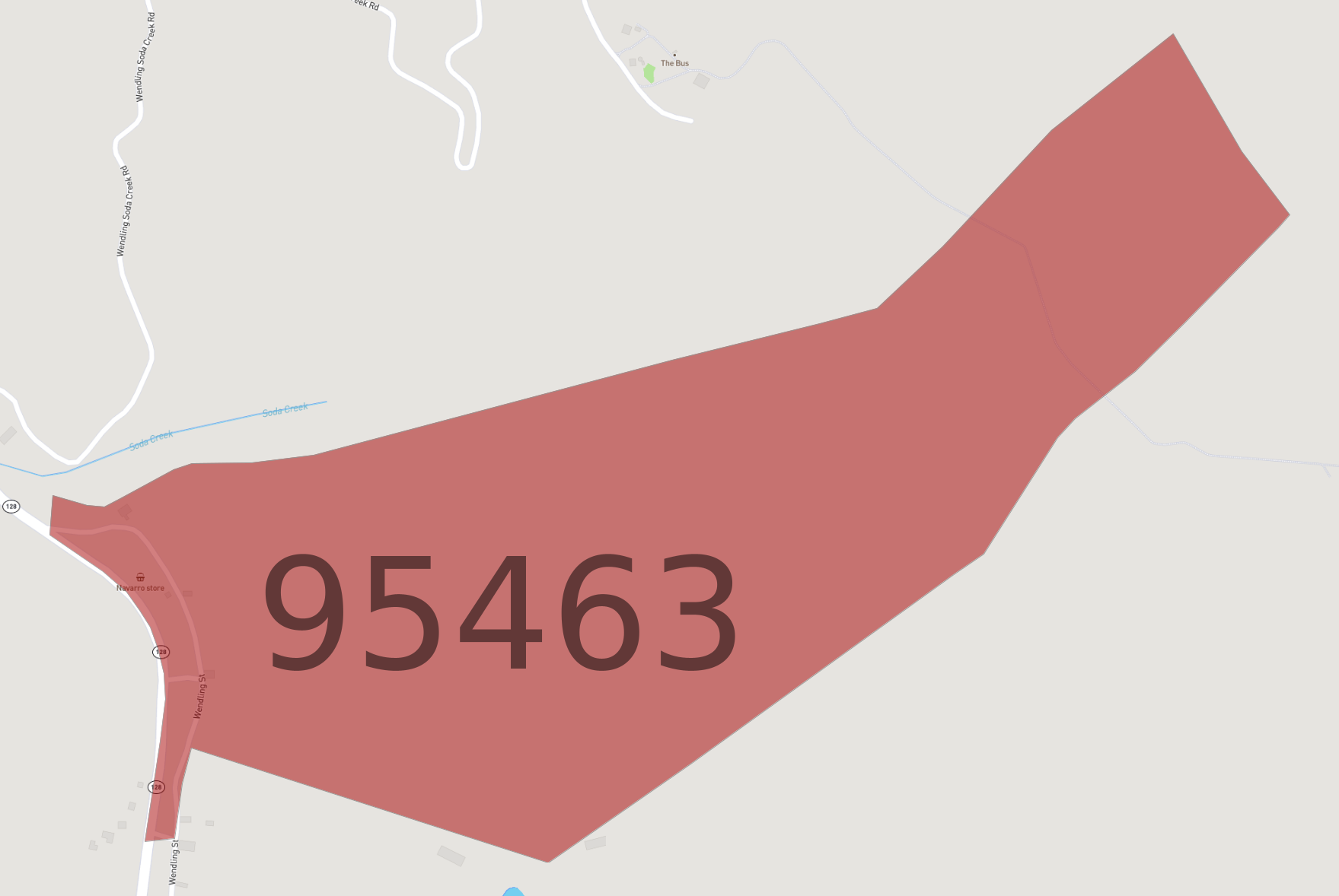 Zip Code 95463 - AtlasBig.com