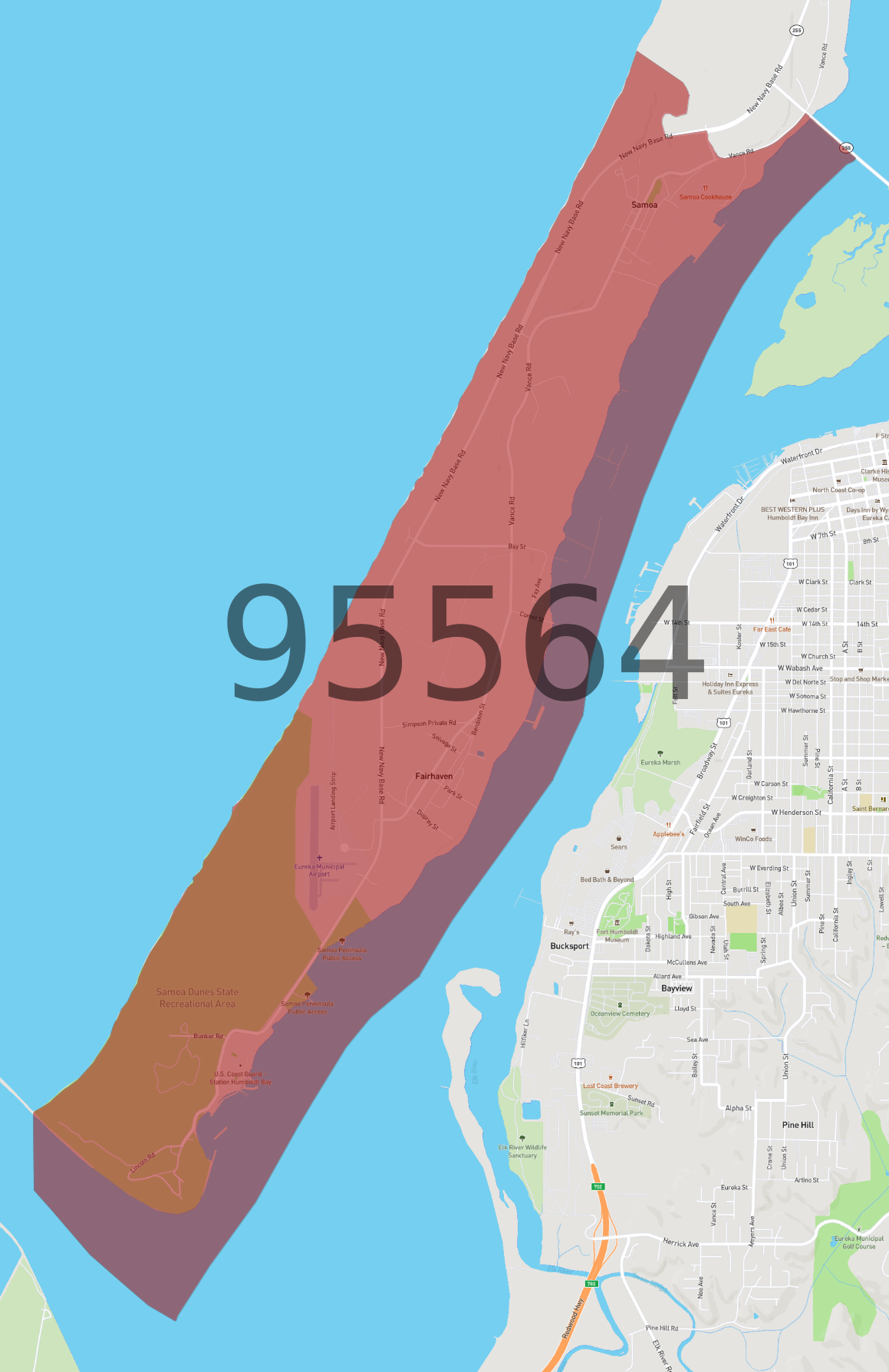 Zip Code 95564 - AtlasBig.com