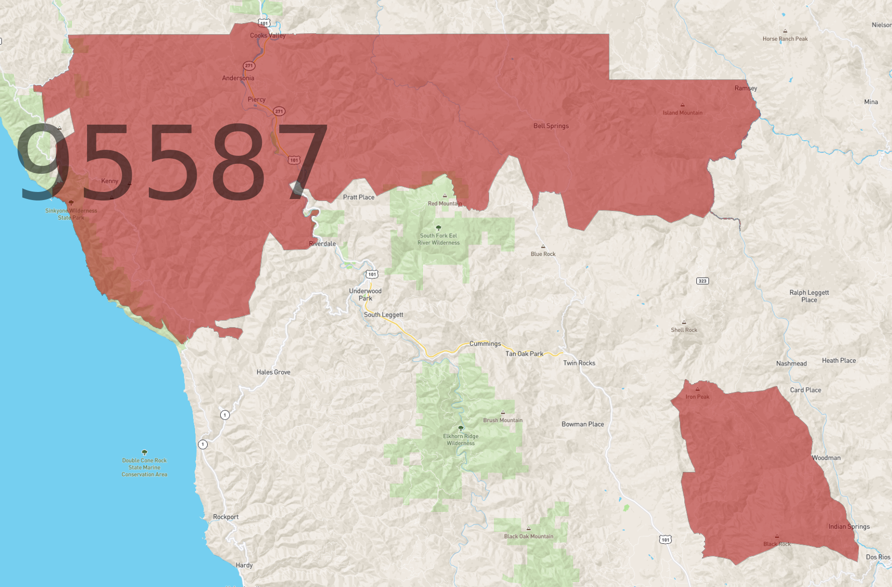 Zip Code 95587 - AtlasBig.com