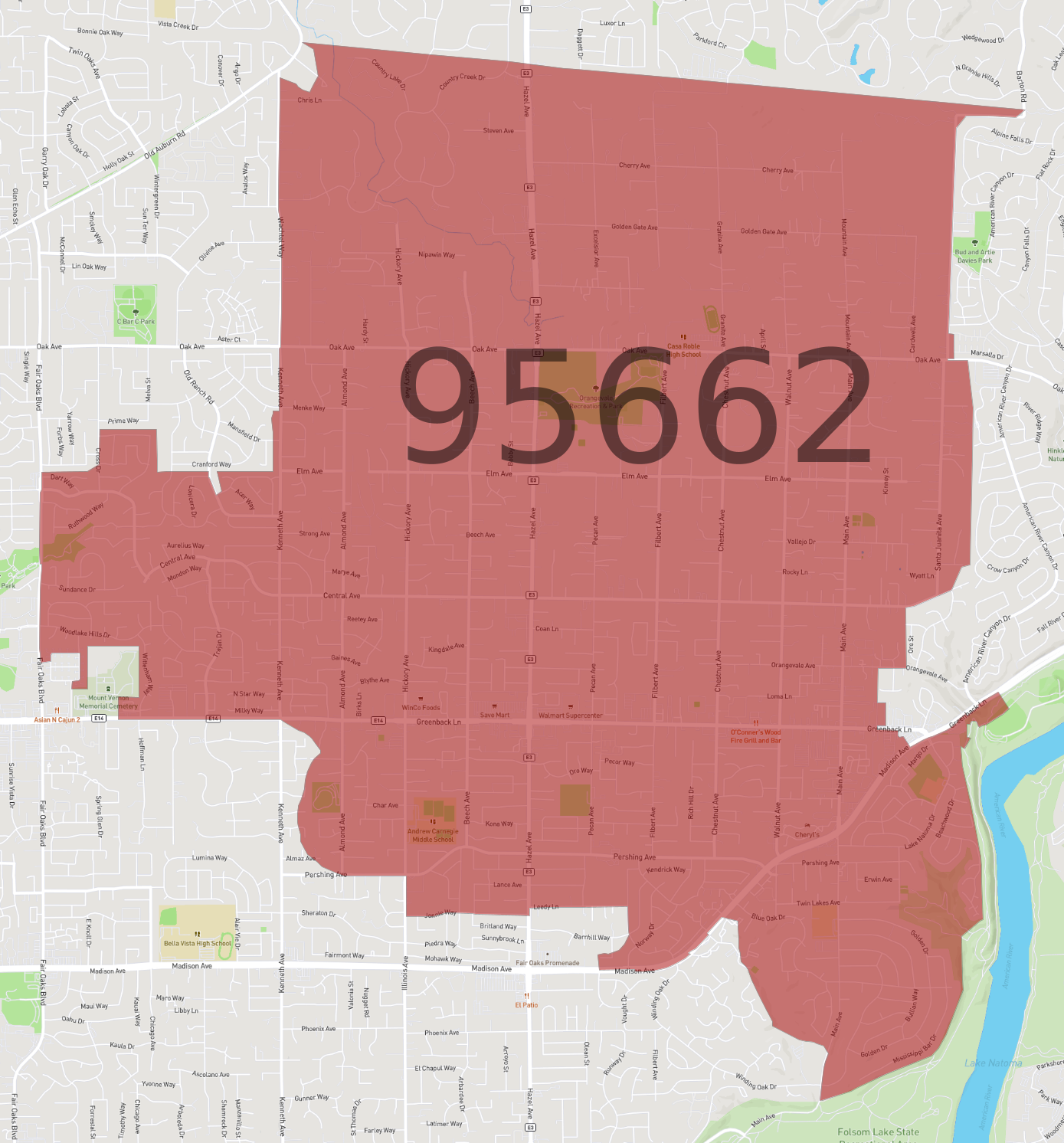 Zip Code 95662 - AtlasBig.com