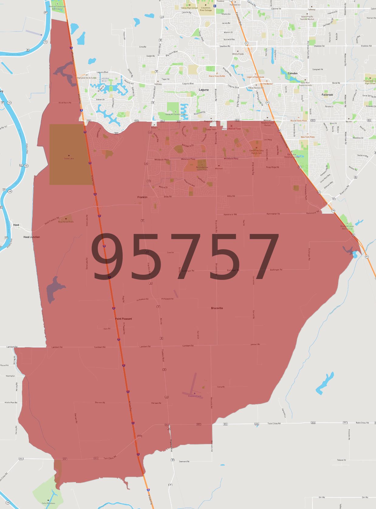 Zip Code 95757 - AtlasBig.com