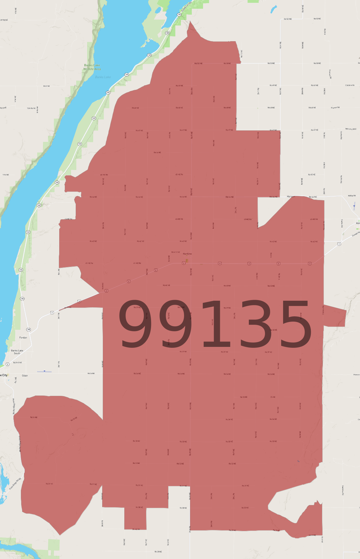 Zip Code 99135 - AtlasBig.com