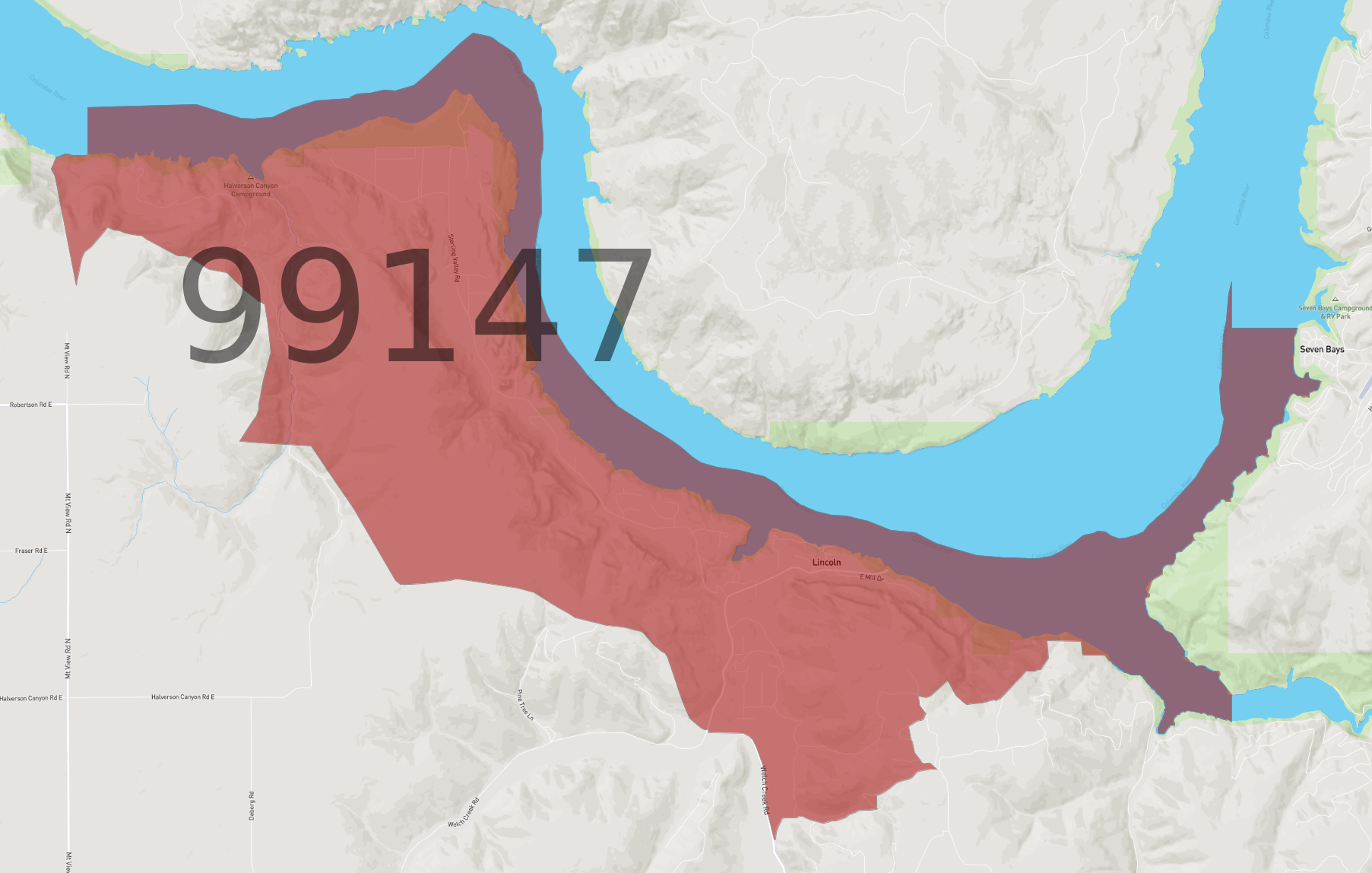 Zip Code 99147 - AtlasBig.com