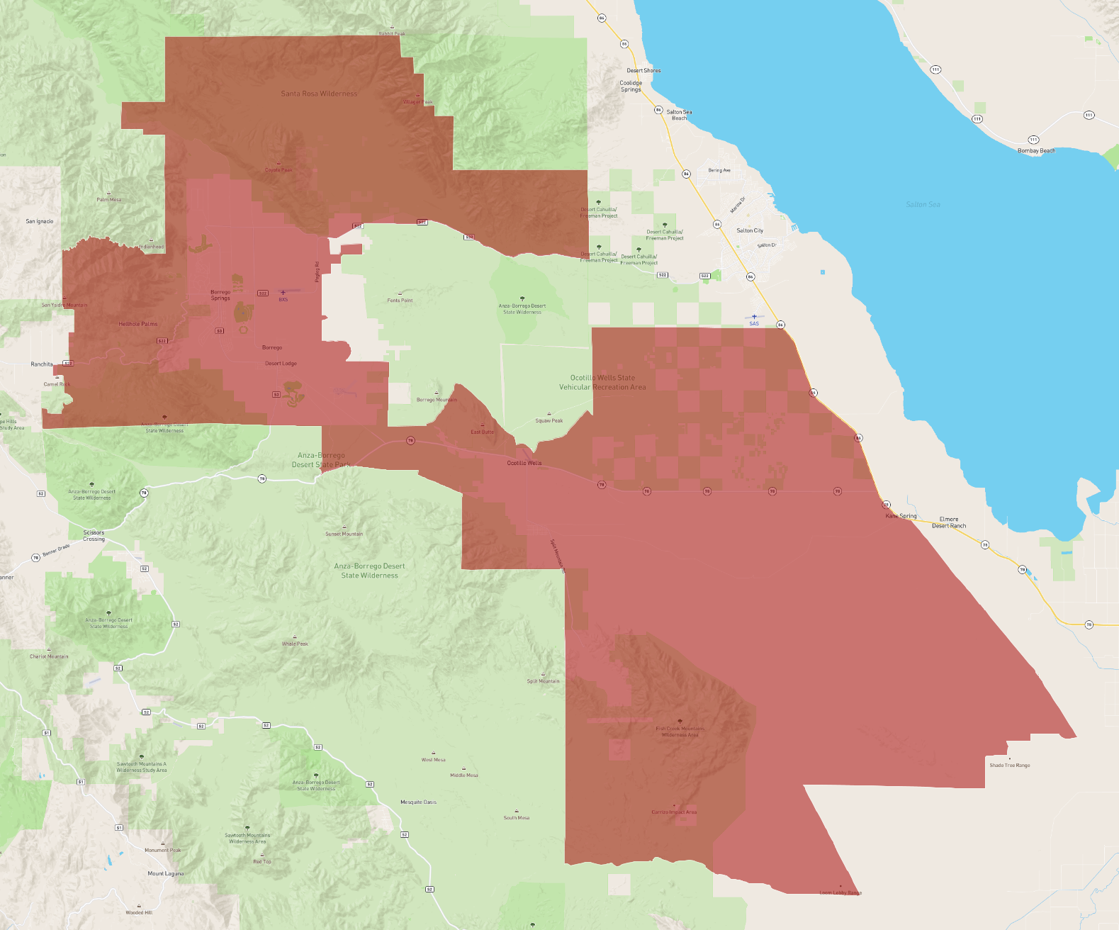 Zip Code 92004 - AtlasBig.com