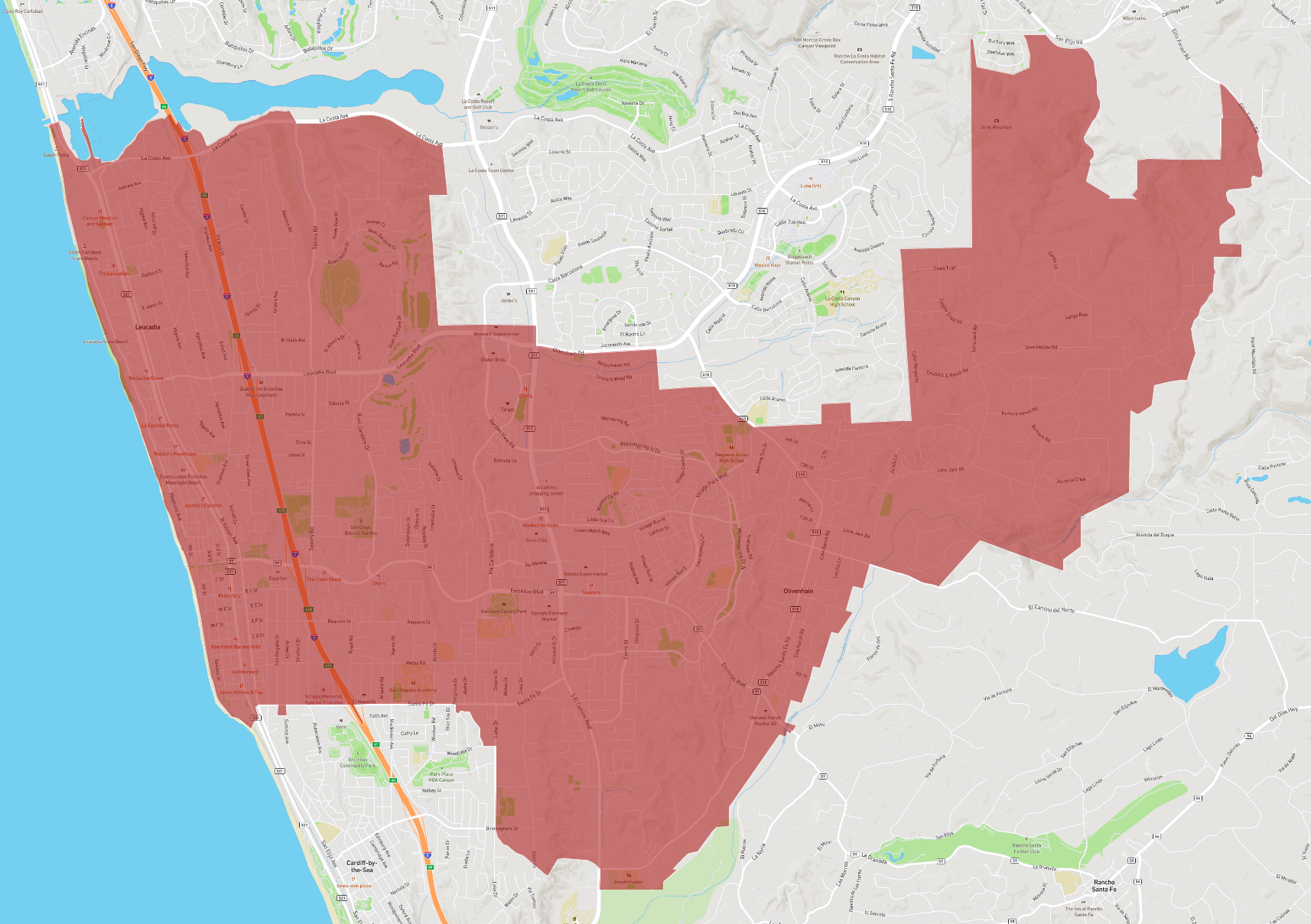 Zip Code 92024 - AtlasBig.com