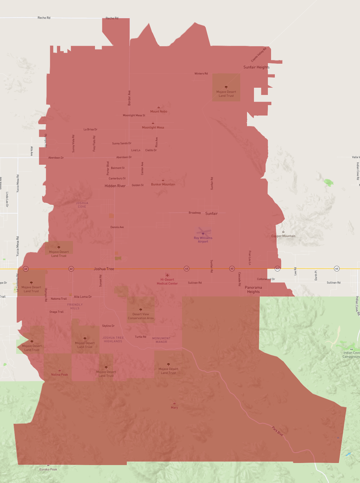 Zip Code 92252 - AtlasBig.com