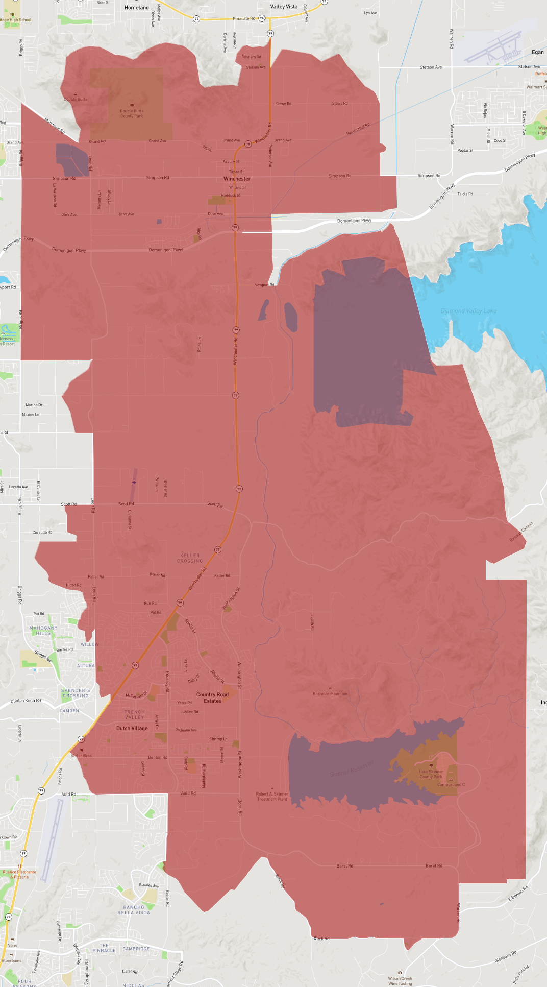 Zip Code 92596 - AtlasBig.com