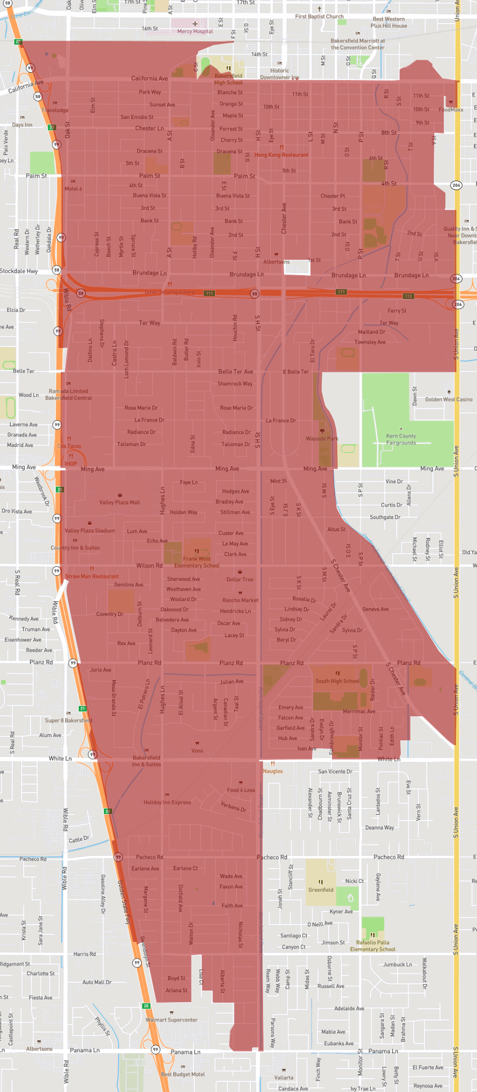 Zip Code 93304 - AtlasBig.com