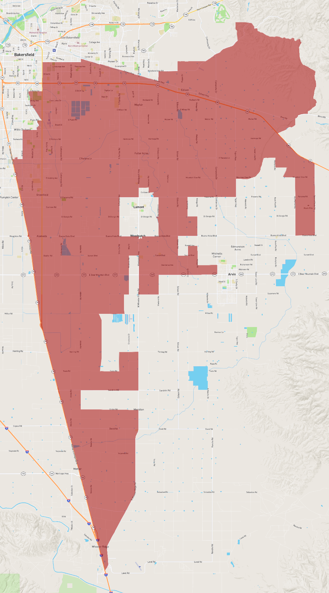 Zip Code 93307 - AtlasBig.com