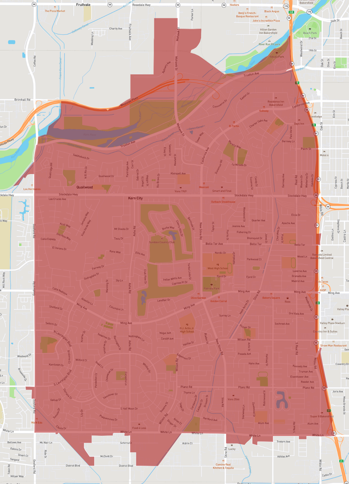 Zip Code 93309 - AtlasBig.com