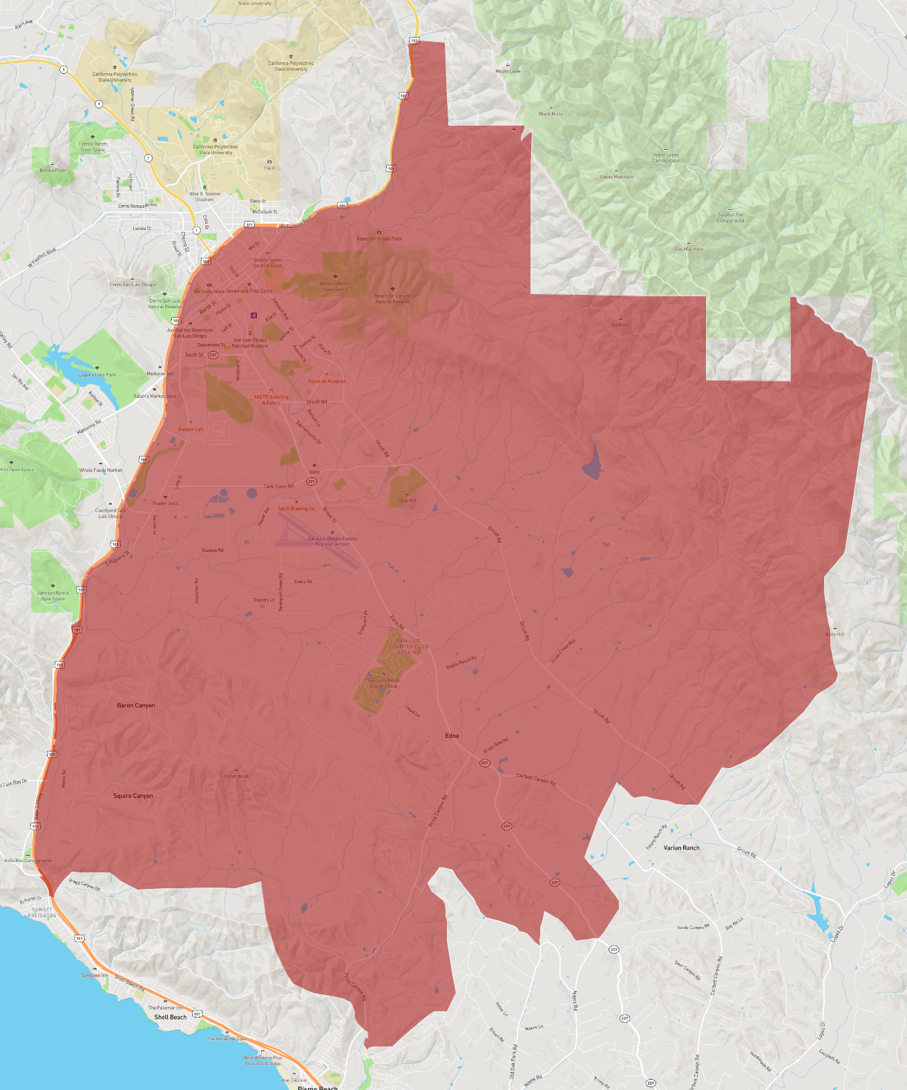 Zip Code 93401 - AtlasBig.com