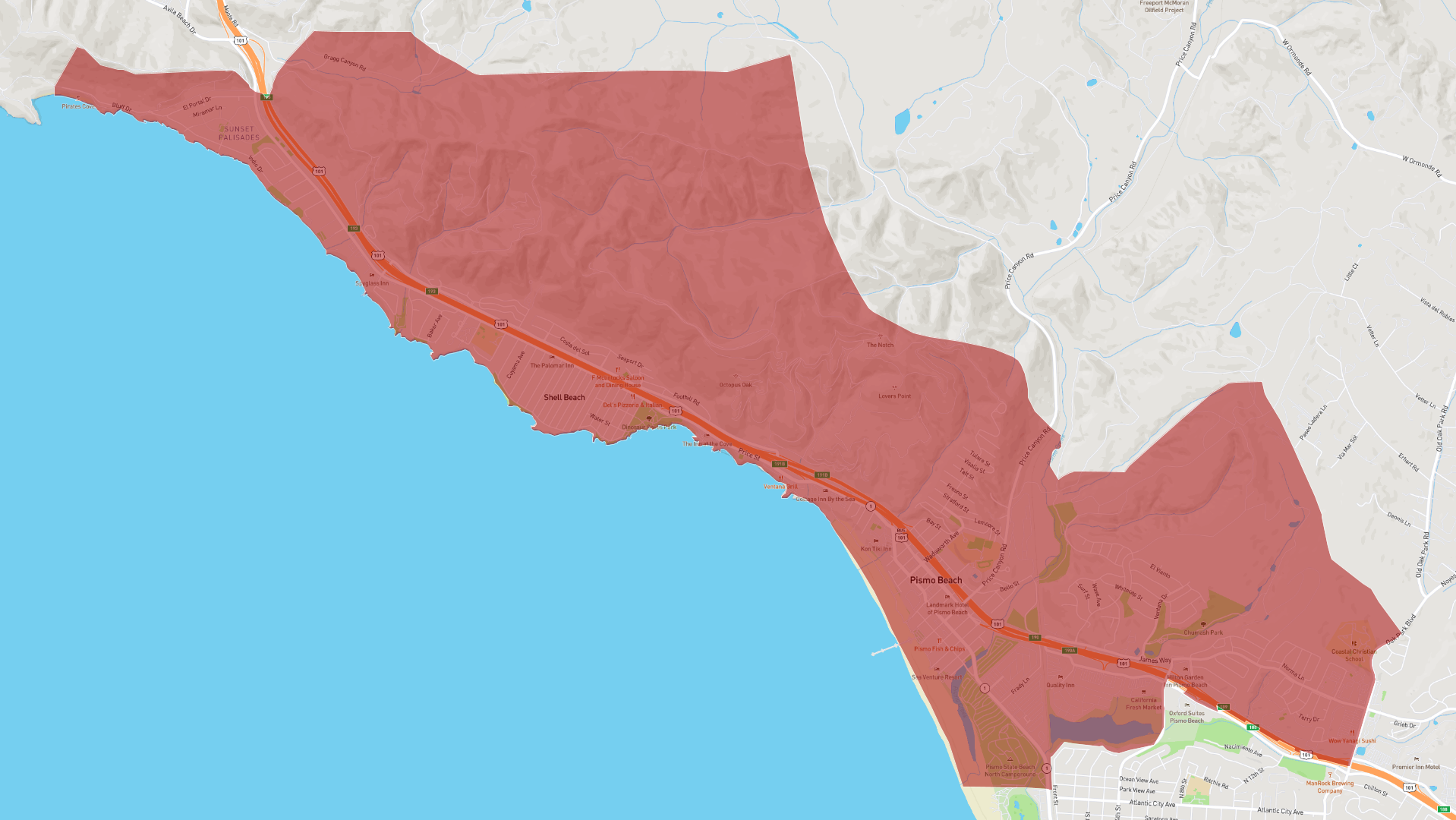 Zip Code 93449 - AtlasBig.com