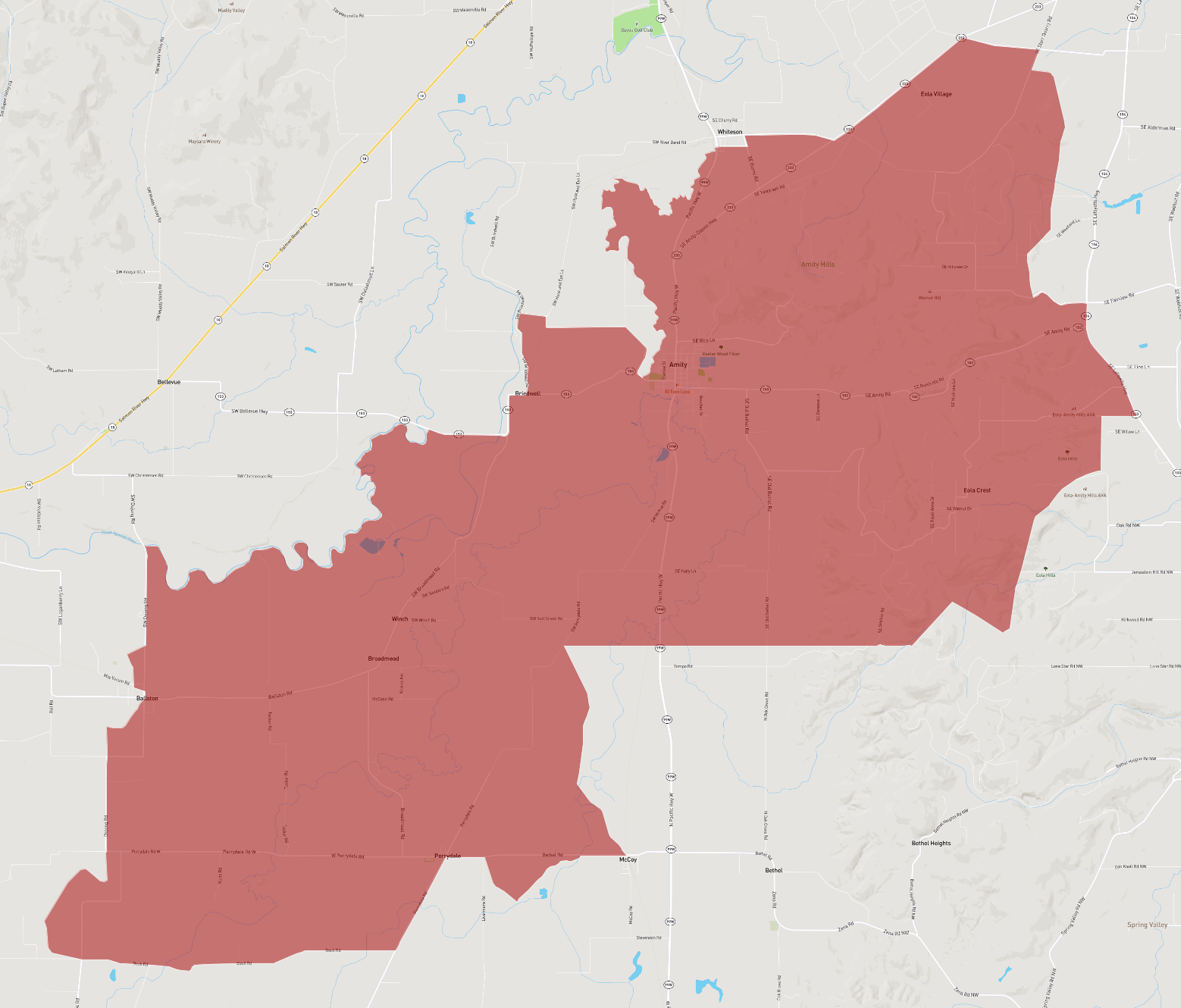 Zip Code 97101 - AtlasBig.com