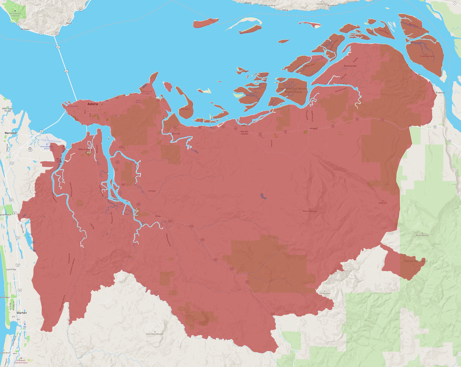 Zip Code 97103 - AtlasBig.com