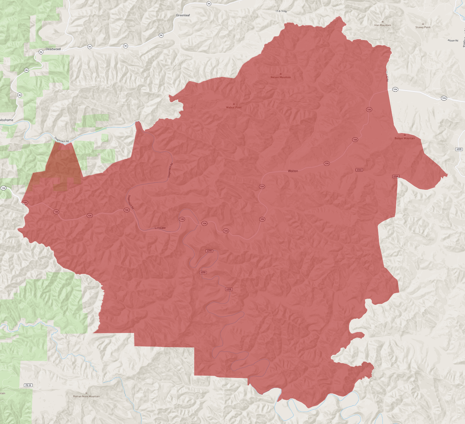 Zip Code 97490 - AtlasBig.com