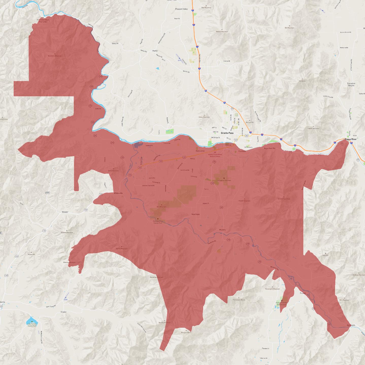 Zip Code 97527 - AtlasBig.com