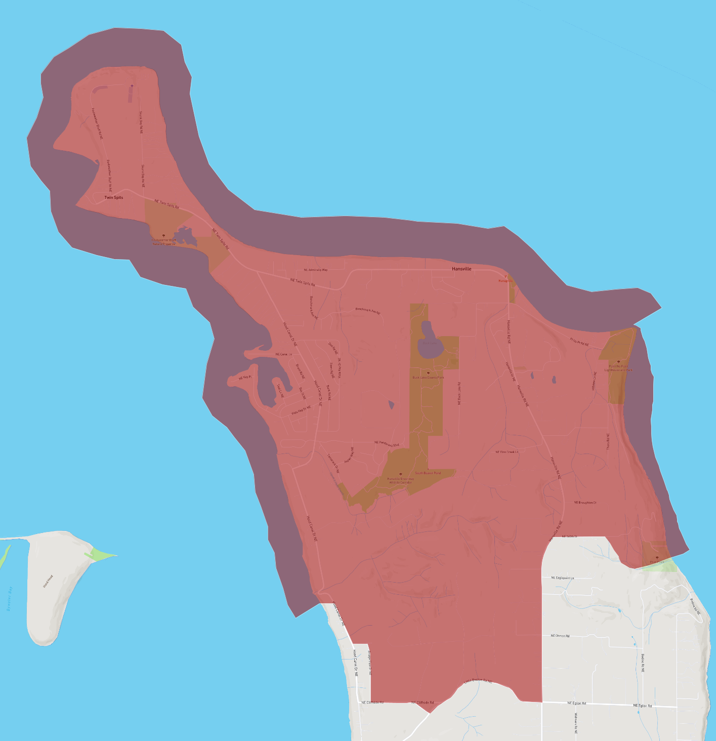 Zip Code 98340 - AtlasBig.com