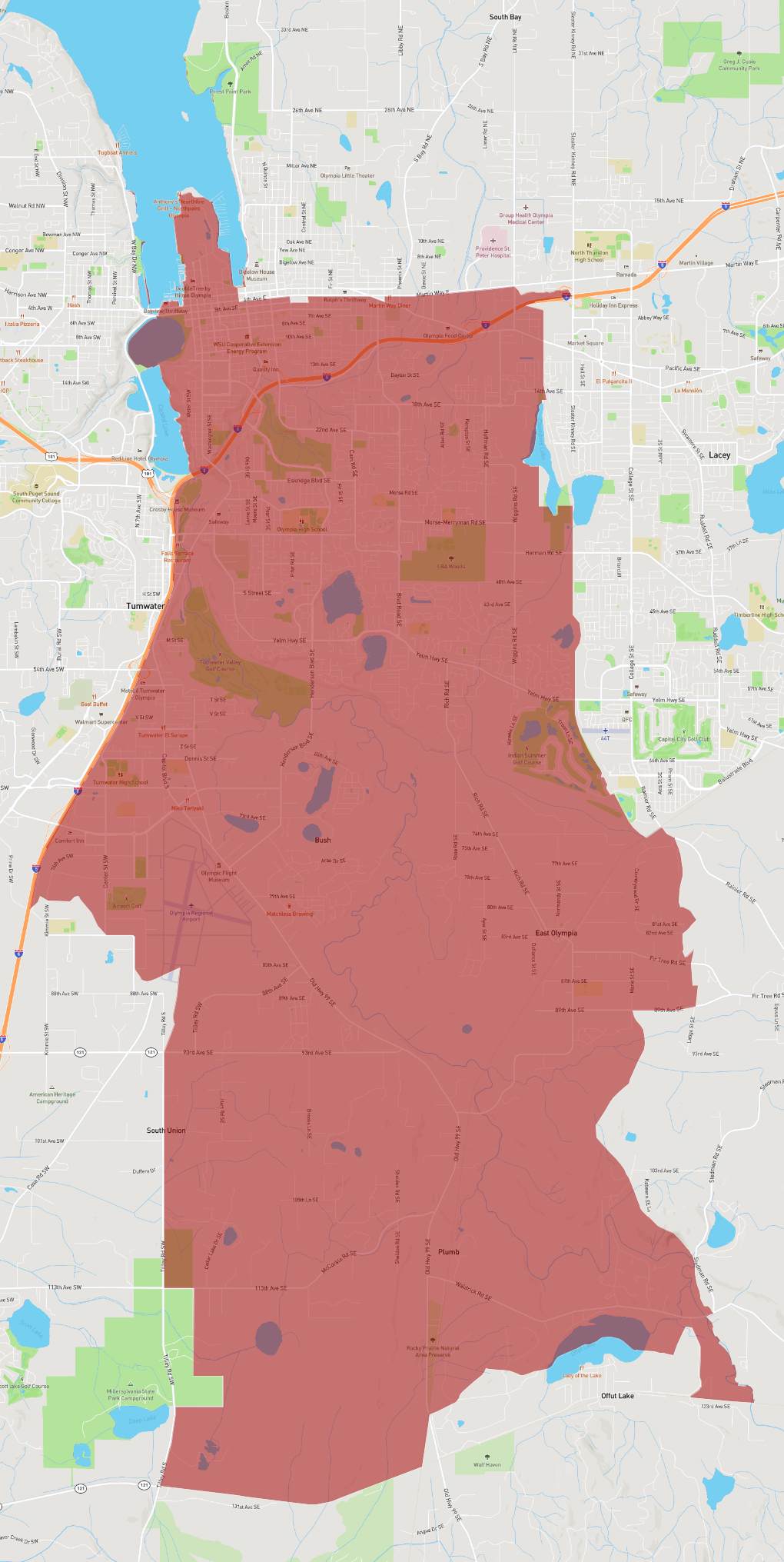 Zip Code 98501 - AtlasBig.com