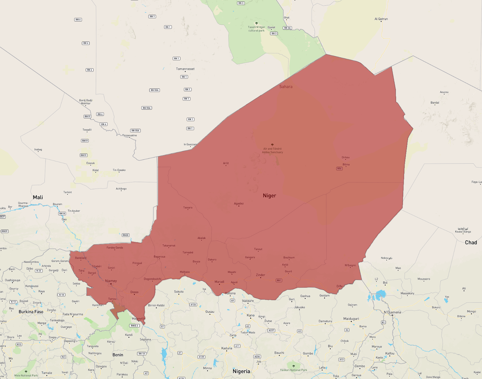 Niger - AtlasBig.com