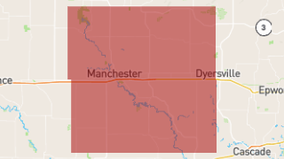 Iowa Delaware County - AtlasBig.com