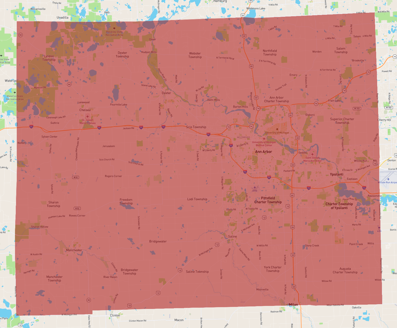 Michigan Washtenaw County