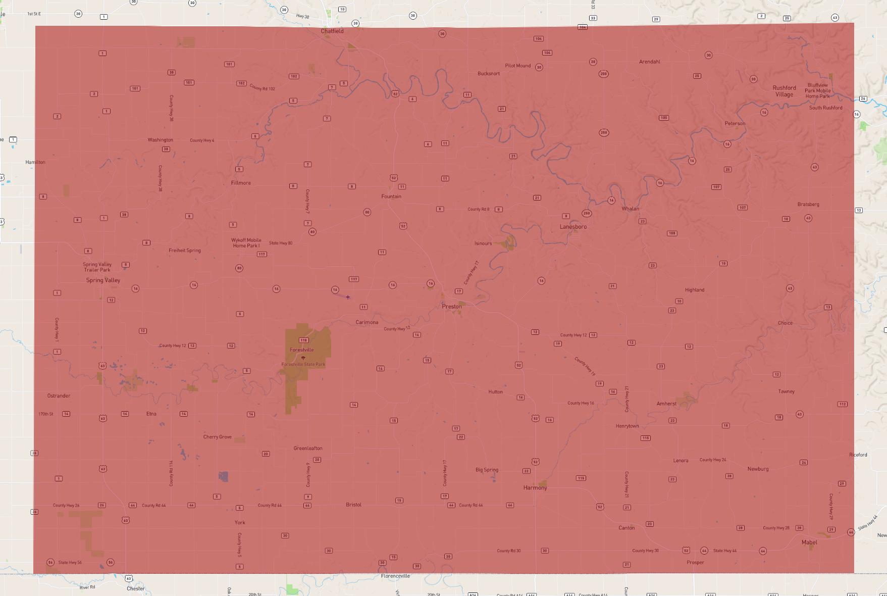Minnesota Fillmore County