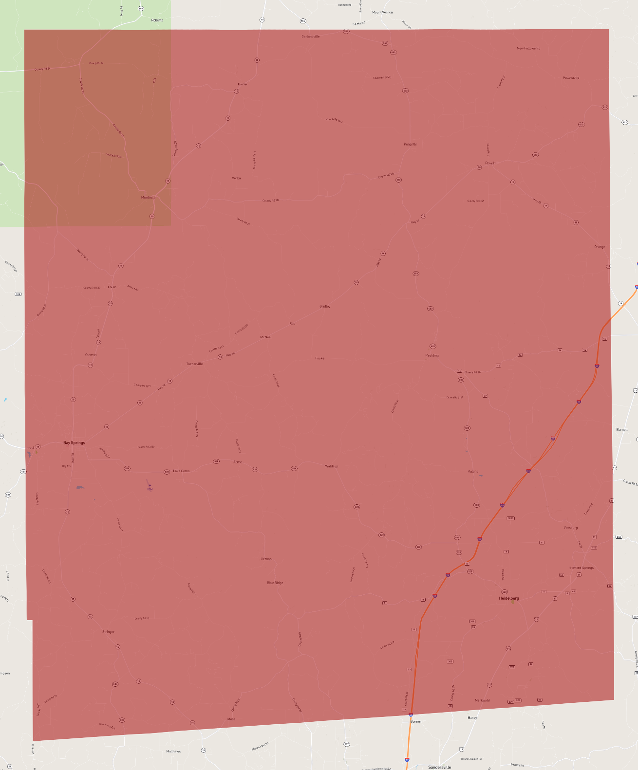 Mississippi Jasper County