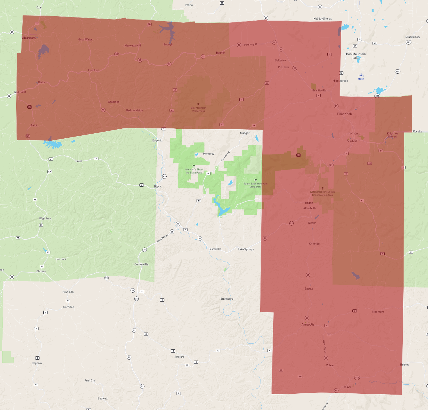 Missouri Iron County