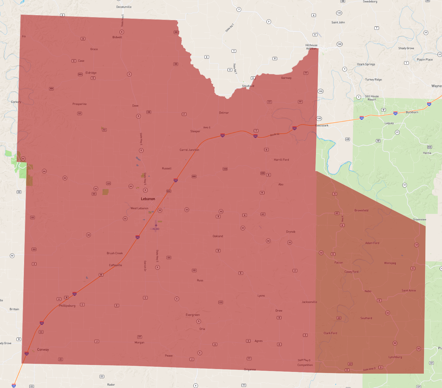 Missouri Laclede County