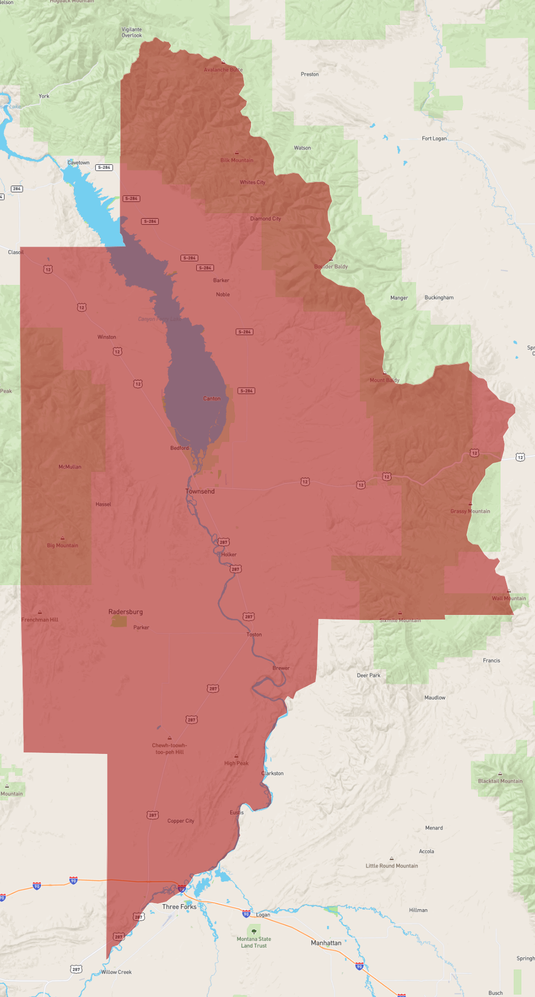 Montana Broadwater County