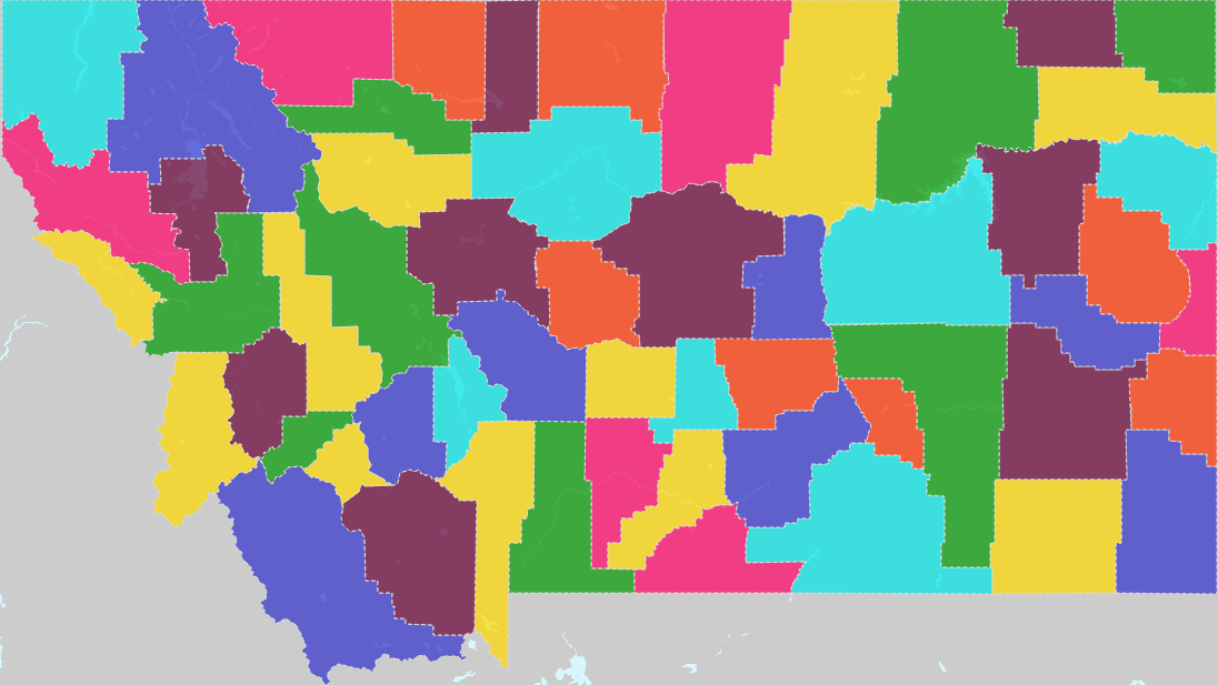 Map Of Counties In Mt | Montana County Map – SSMSR