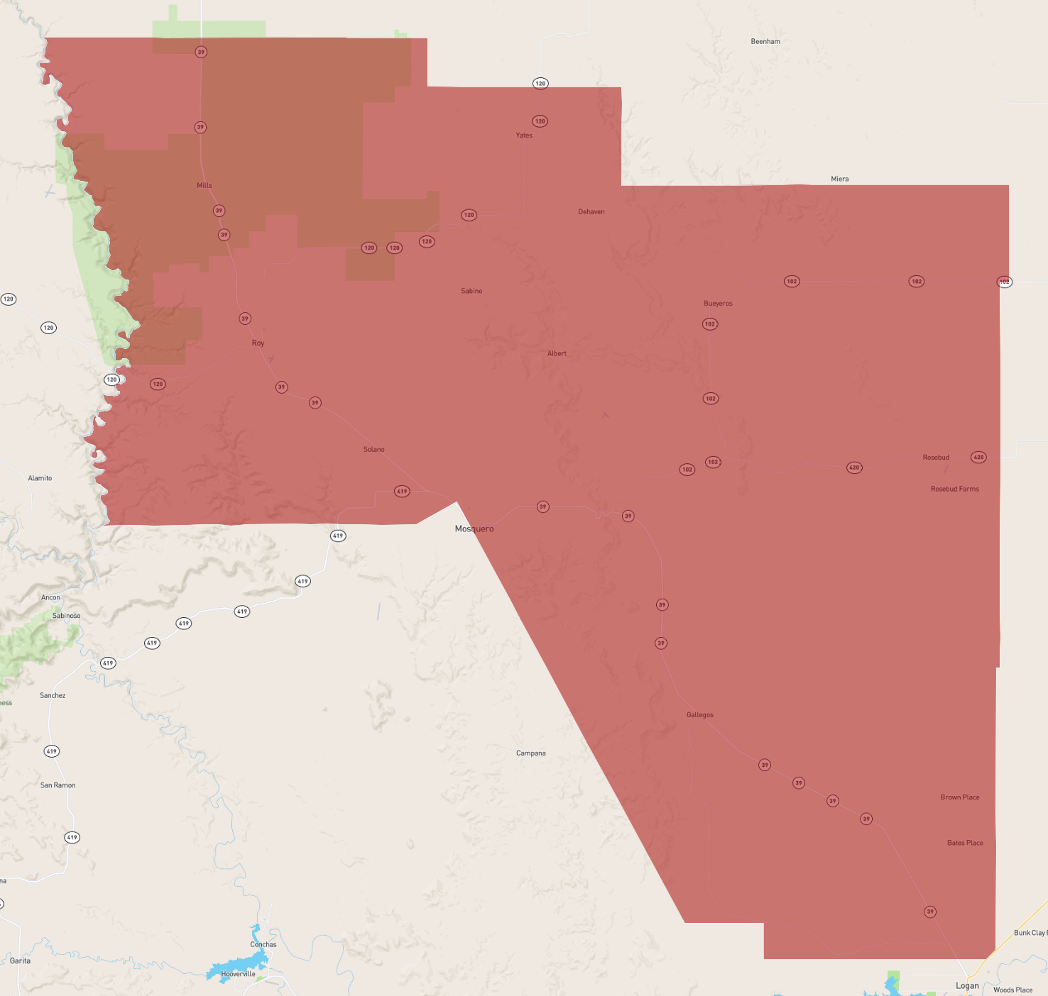 New Mexico Harding County